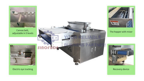 Low Salt Cookie Machine Professional Soft Cookies Rotary Moulder For ...